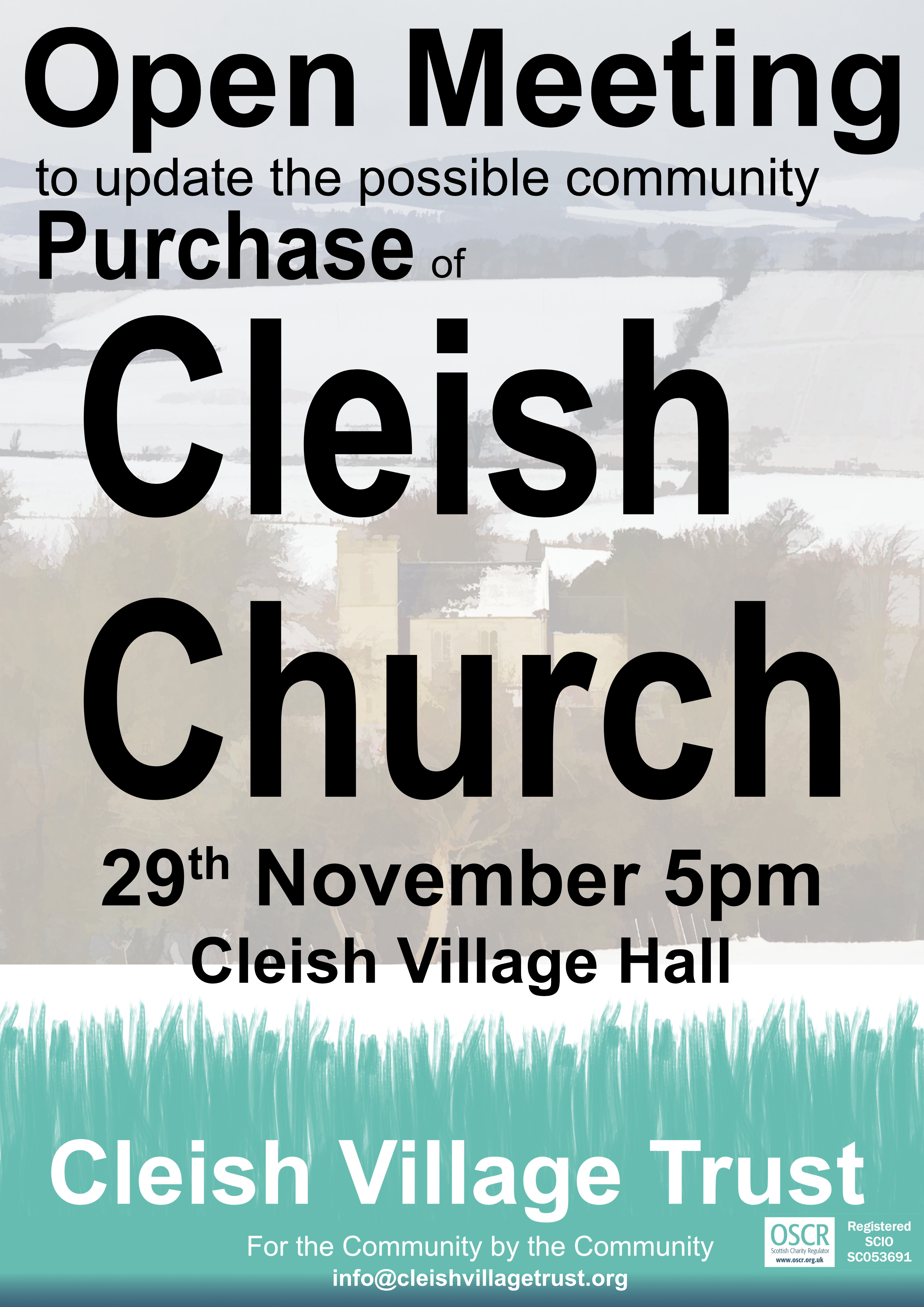 Open Meeting – Cleish Village Trust